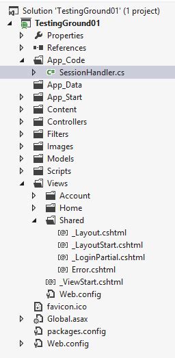 C Mvc4 Appcode Class Not Visible To Layoutcshtml Stack Overflow