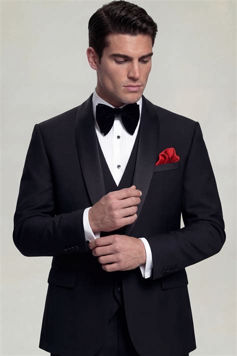 Black Tuxedo Suit 3 Piece Gentlemans Guru