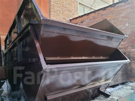 Бункер контейнер для ТБО мусора 8м3 усиленный толщина 2 мм новый в наличии Цена 80 000₽ во