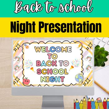 Back To School Night Presentation Template Editable Meet The Teacher