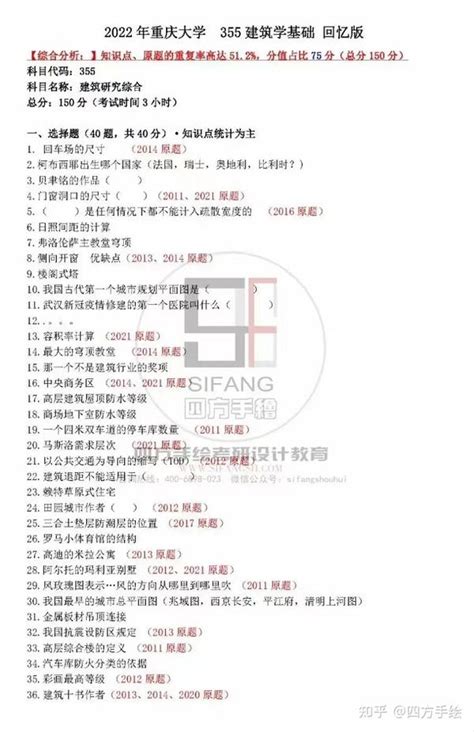院校解析｜2024重庆大学建筑考研考研指南and新形势（附重大建筑考研历年真题汇总） 知乎