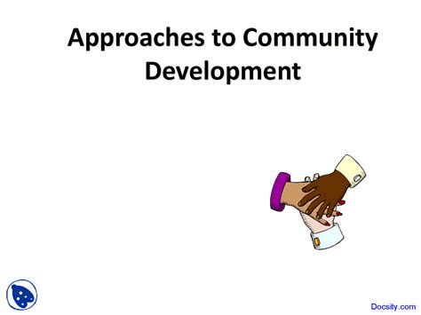 Approaches Community Development Lecture Slides Slides Human
