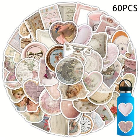 60장 법원 스티커 물병 노트북 컬러풀 노트북 스케이트보드 컴퓨터 스티커 방수 귀여운 데칼 장난감and게임 Temu