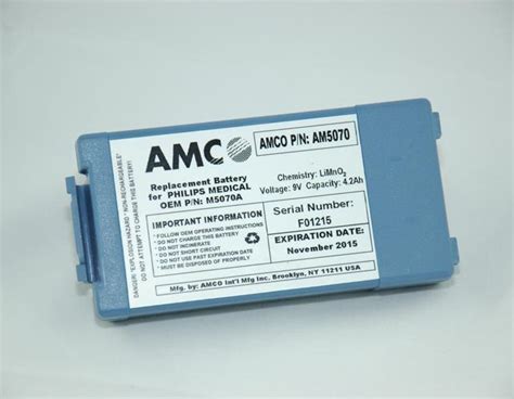 Replacement Battery Philips™ Heartstart Onsite And Frx Aed M5070a
