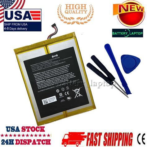 For Amazon Fire Hd 10 9th Gen Tablet M2v3r5 Replacement Battery 58