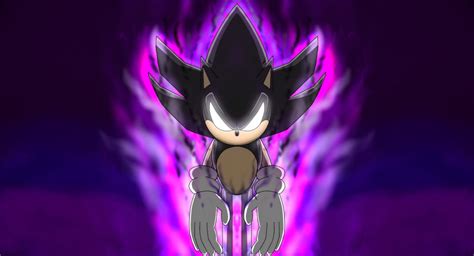 Dark Sonic Surrounded By Aura By Theartistpanda On Deviantart