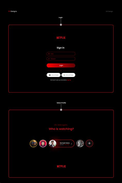Netflix Ui Ux Design On Behance