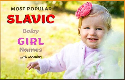 50 Ancient Slavic Names For Girls With Meanings