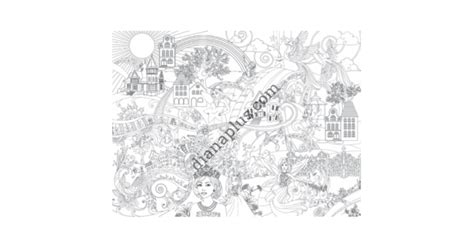 Велика розмальовка №1 для дівчаток ціна опис фото купити в магазині Діана Плюс