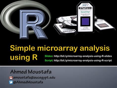 Simple Microarray Analysis Using R Pdf Genetics Science