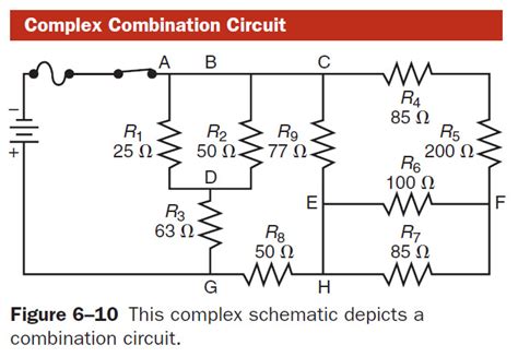 How To Solve Complex Combination Circuits Wiring Flow Schema