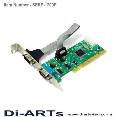 2 Port Rs232 Pci Serial Card Com Port Powered I O