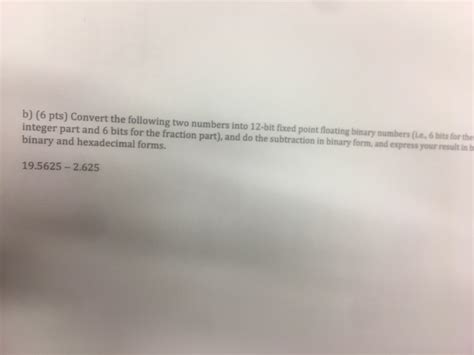 Solved Problem 1 10 Pts Number System A 4 Pts Do The