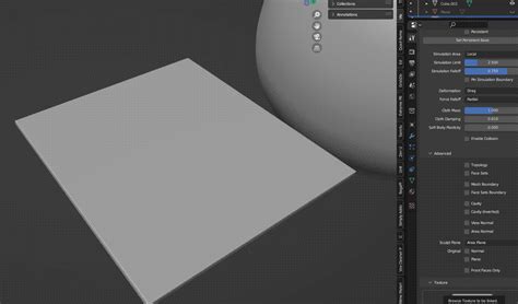Cloth Simulation Mesh Boundary Option Sculpting Blender Stack Exchange