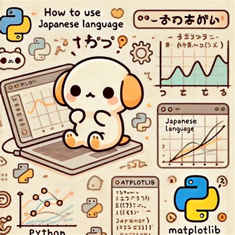 PythonのMatplotlibで日本語を利用する方法 よくわかるpythonとエクセルVBA入門