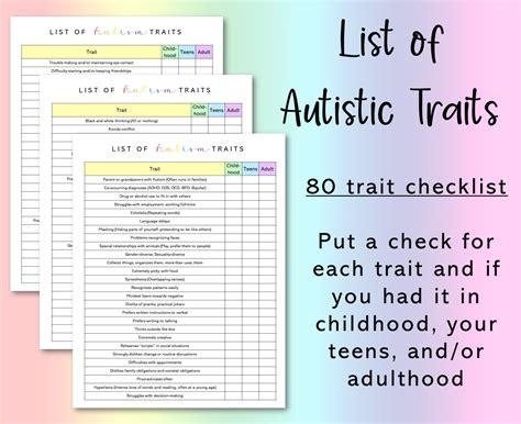 Autism Workbook Autism Worksheets Autism Journal Autism Etsy Uk