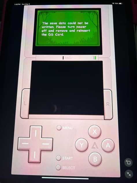 “save Data Could Not Be Written” Problem Rdeltaemulator