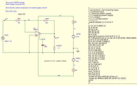 The EasyEDA 5 Pin Parameterised Opamp Model OSHWLab