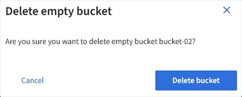 Deleting An S3 Bucket