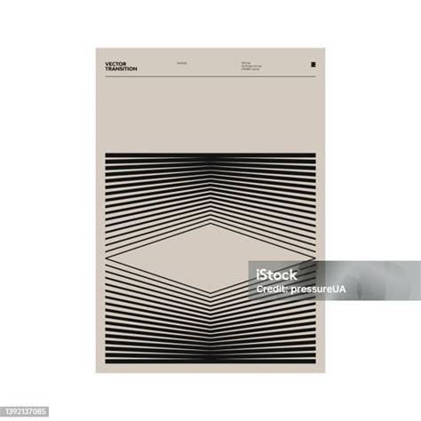 헬베티카 타이포그래피 미학과 기하학적 형태로 만든 스위스 포스터 디자인 그래픽 디자인에 대한 스톡 벡터 아트 및 기타 이미지 디자인 패션 패턴 Istock