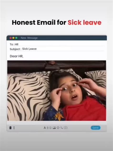 Minshu Kaushik On Linkedin Honest Sick Leave
