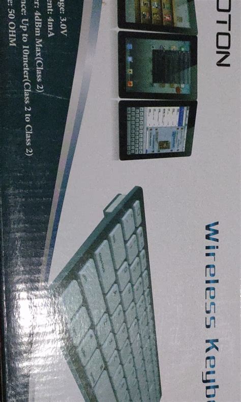 Bnib Wireless Keyboard Computers Tech Parts Accessories Computer Keyboard On Carousell