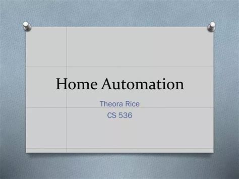 PPT Home Automation PowerPoint Presentation Free Download ID 2093407