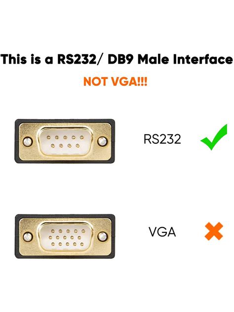 Getuscart Cablecreation Usb To Rs232 Serial Cable 3m Db9 Adapter Pl2303 Chipset Support