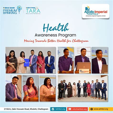 Organized An Successful Health Awareness Program Jointly With Brac Bank Premium Banking And Tara