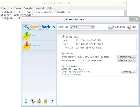 How To Install Nordic Backup On Linux Unix Secure Cloud Backup Software Nordic Backup