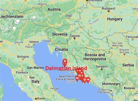 Dalmatian Islands At Adriatic Coast And Karst Features In Mesozoic