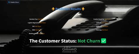 Data Science Telecom Customer Churn مستقل