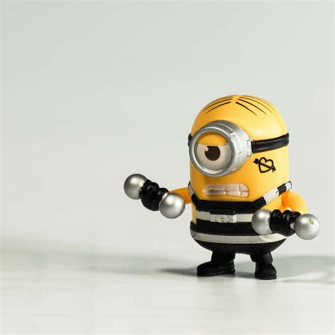 Cheerful Minion Robot Illustration For Fun And Creativity Image Free Download Photo