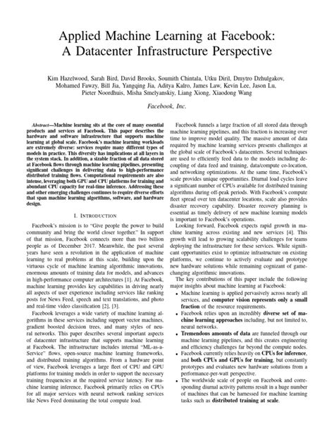 Applied Ml Fb Pdf Machine Learning Artificial Neural Network