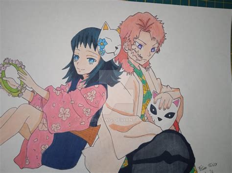 376 Demon Slayer Makomo Sabito By Fallenstwg On Deviantart