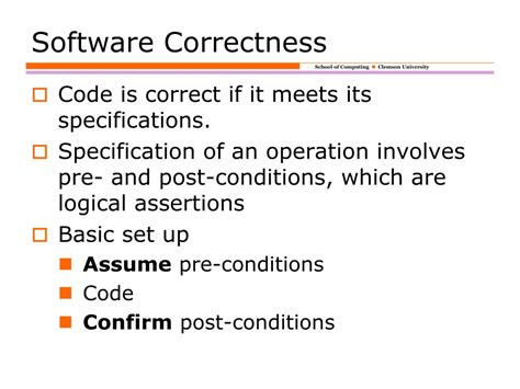 Ppt Discrete Math And Reasoning About Software Correctness Powerpoint Presentation Id5676651