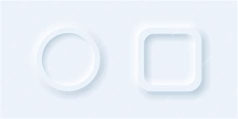 Premium Vector Vector Neumorphic Style Button Set For Ui Design