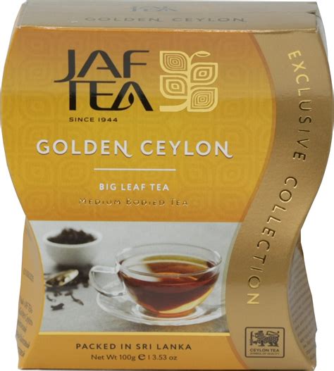 Jaf Tea Golden Ceylon 100 гр картпачка ЧайandКофе ОПТ