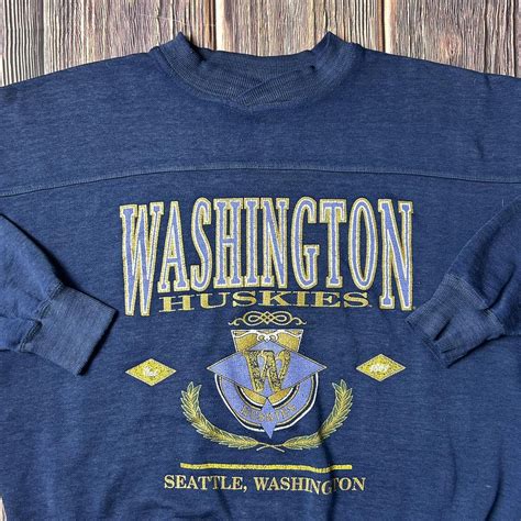 Vintage 90s University Of Washington Huskies Depop