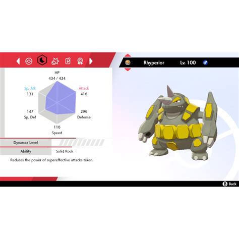Rhyperior Ultra Shiny Rhyperior Game Items Gameflip