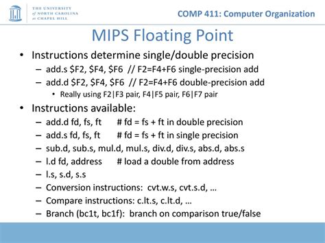 More Arithmetic Multiplication Division And Floating Point Ppt