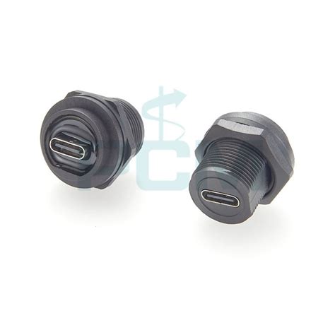 Customized IP67 USB 3 1 Type C Coupler USB C Female To Female Bulkhead Connector Suppliers