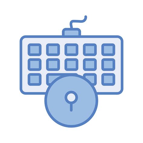 Keyboard Security Cyber Security Concept Personal Data Protection