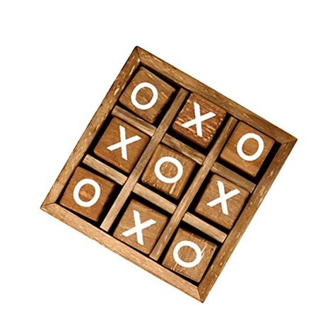 Toyandona 1 Jeu De Société En Bois Tic Toe Noughts And Crosses Game