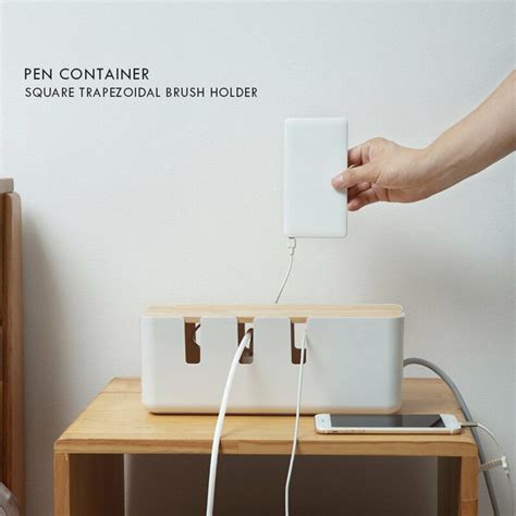 케이블 보관함 스위치 보드 케이블 부싱 먼지 충전기 네트워크 정리 케이블 보관함 충전 박스 홈 스토리지 및 조직