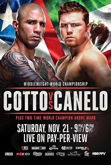Canelo Alvarez Vs Miguel Cotto Fight Poster Framed Boxing New