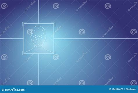 Face Detection And Recognition Stock Illustration Illustration Of Tecnologia Biometric 184994675