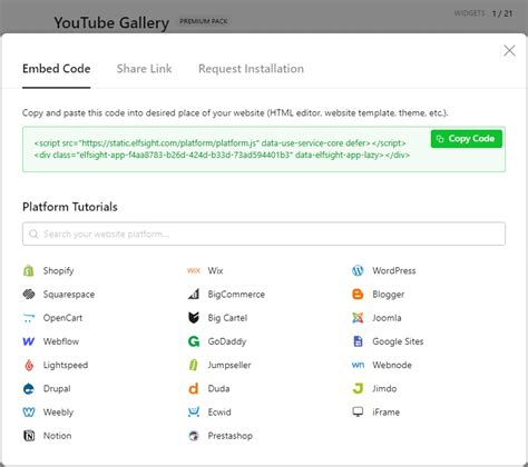 13 Best Modern Youtube Gallery Widgets For Your Website In 2024