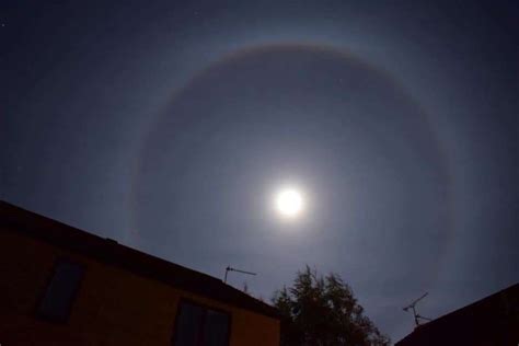 Ring Of Light Around Moon Known As Moon Halo Spotted In Margate