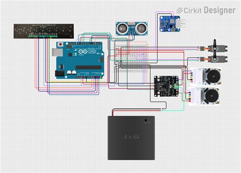 How To Use QTRX MD 16A Reflectance Sensor Array Pinouts Specs And Examples Cirkit Designer